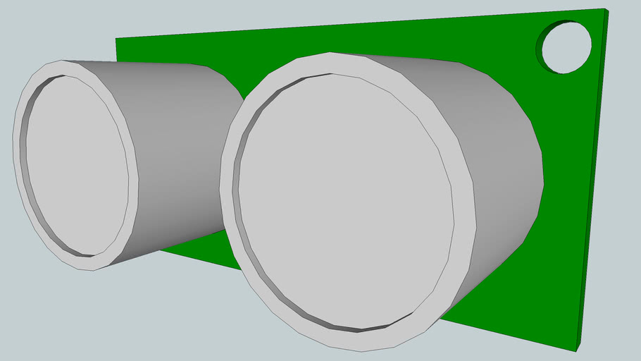 Ultraschallsensor SRF04 | 3D Warehouse