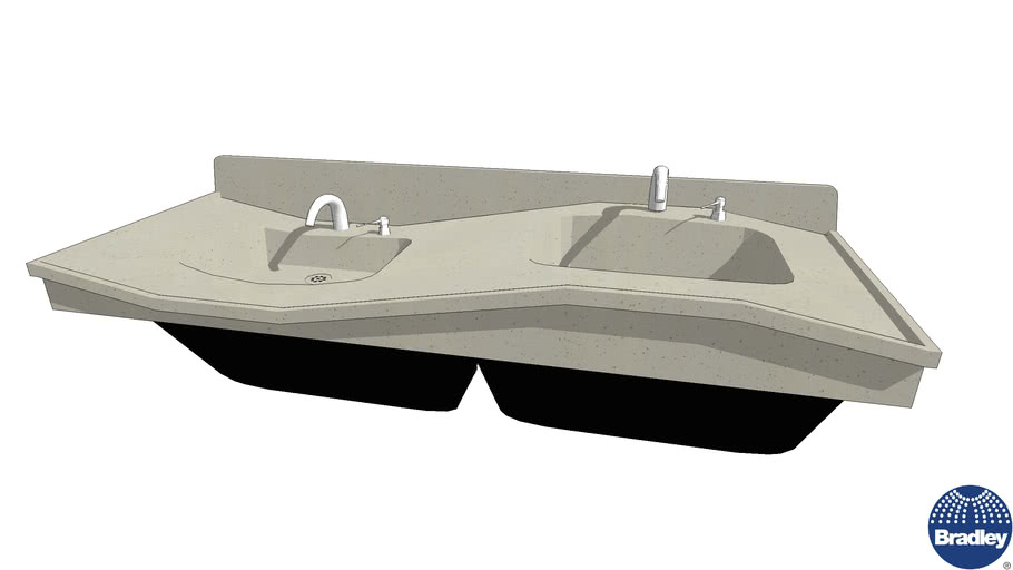 ADA Frequency Sink 2-Station Concave | 3D Warehouse
