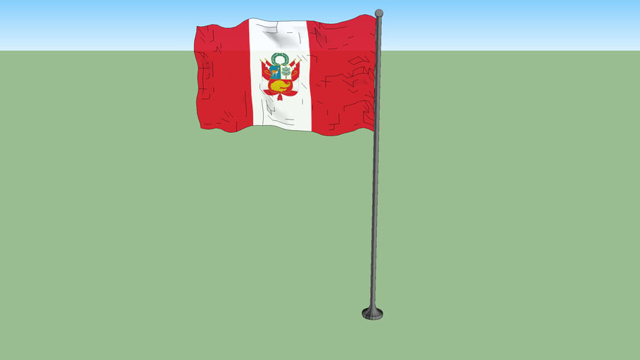 Flag of Peru (war) | 3D Warehouse