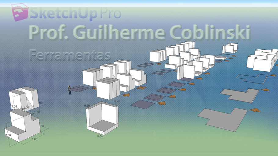 A01-Exercícios de modelagem básica | 3D Warehouse