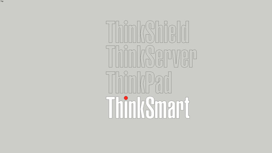 Lenovo ThinkSmart ThinkShield ThinkServer ThinkPad vector logo | 3D ...