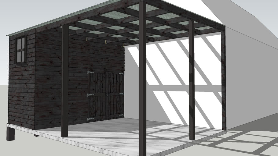 Shed + Porch | 3D Warehouse