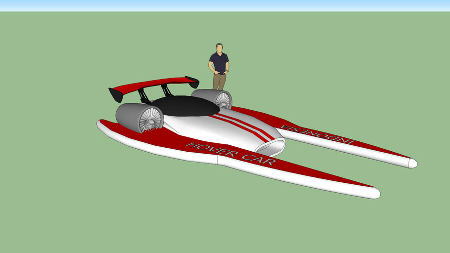 hover car race car from indonesia | 3D Warehouse