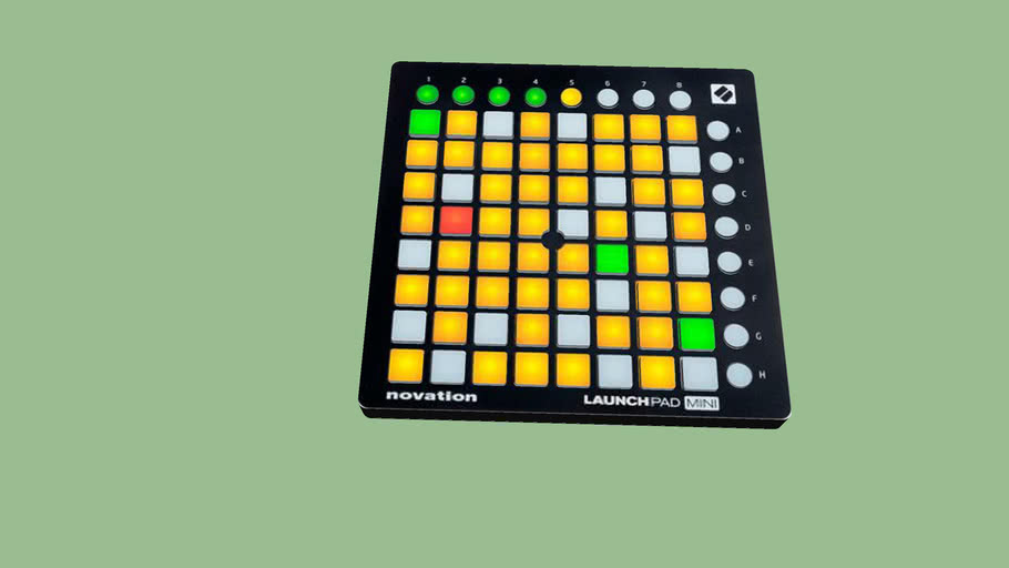 Novation Launchpad Mini Mk2 | 3D Warehouse
