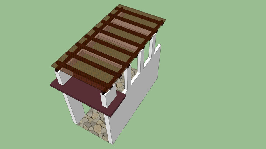 covered entrance porch | 3D Warehouse