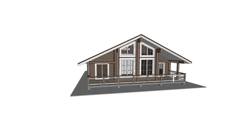 Wood house | 3D Warehouse