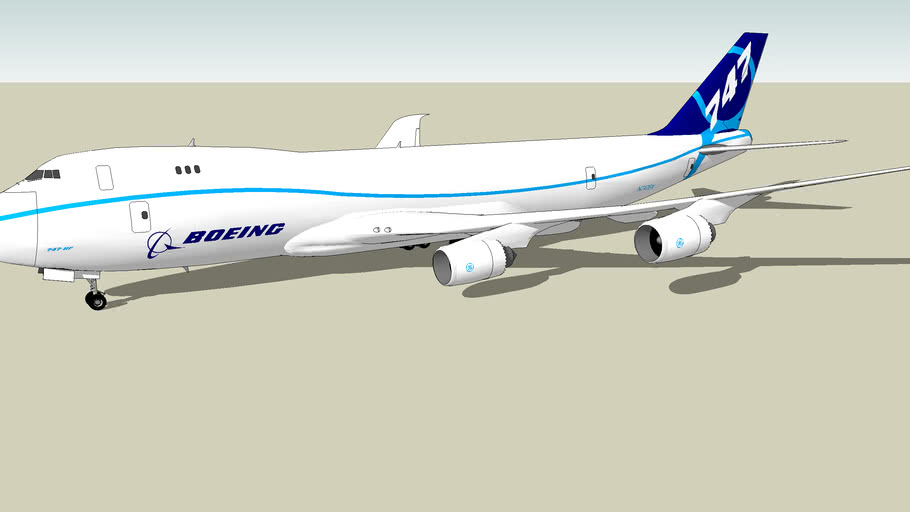 Boeing 747-8F | 3D Warehouse