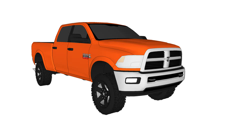 2012 RAM 2500 SLT- Custom | 3D Warehouse