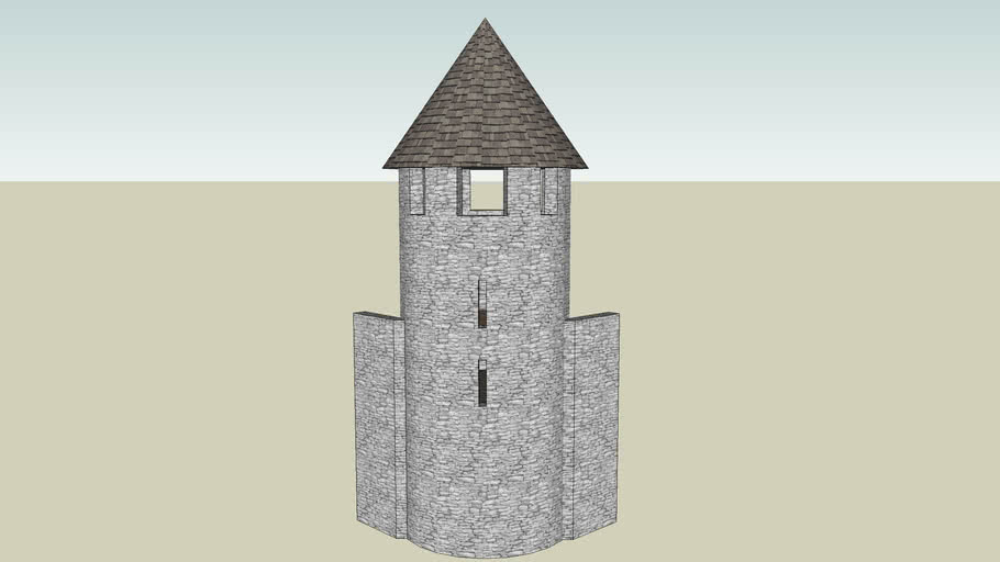 Castle Corner Tower for Instant Town | 3D Warehouse