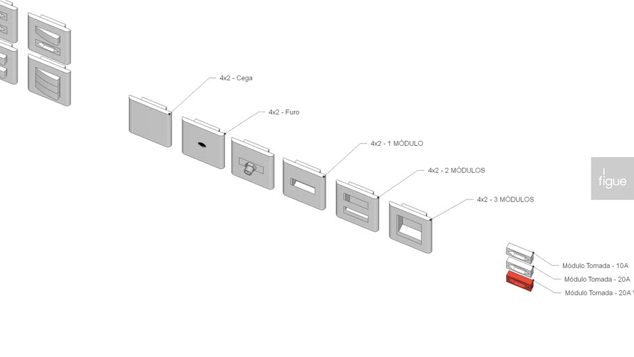 tomadas_interruptores | 3D Warehouse