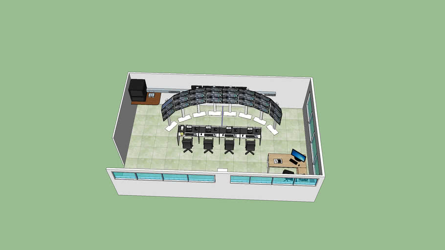 CCTV Command Center_Nutech | 3D Warehouse