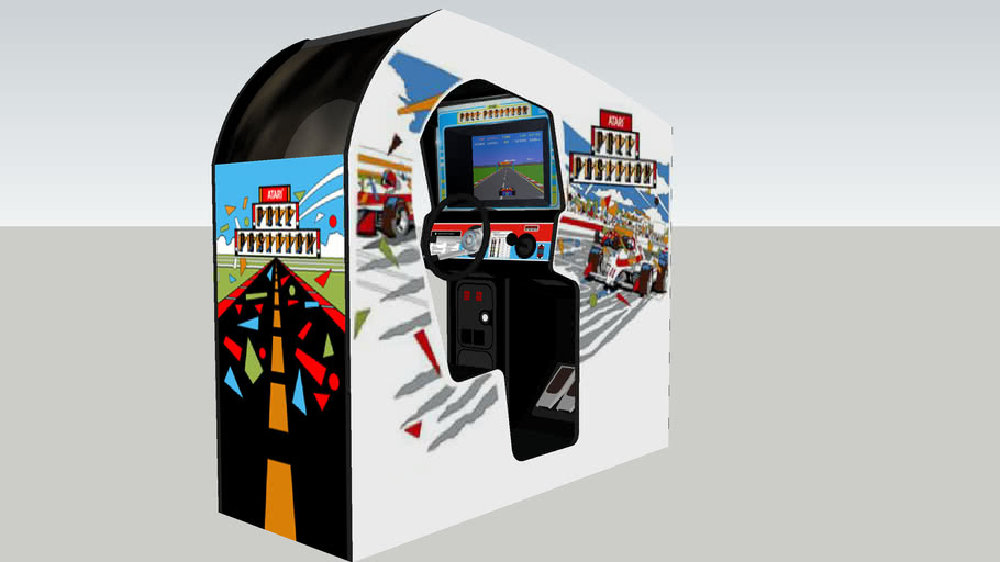 Pole Position cockpit arcade game | 3D Warehouse