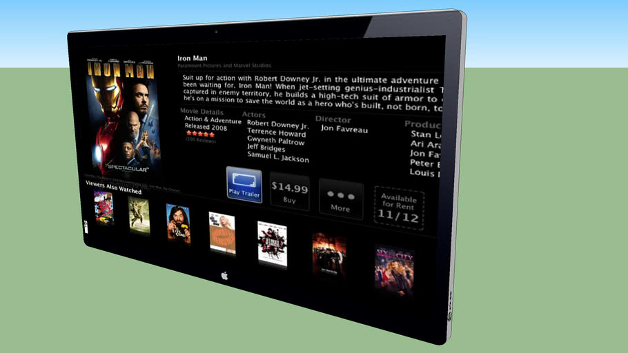 Apple 24 Inch LED Cinema Display Tv | 3D Warehouse