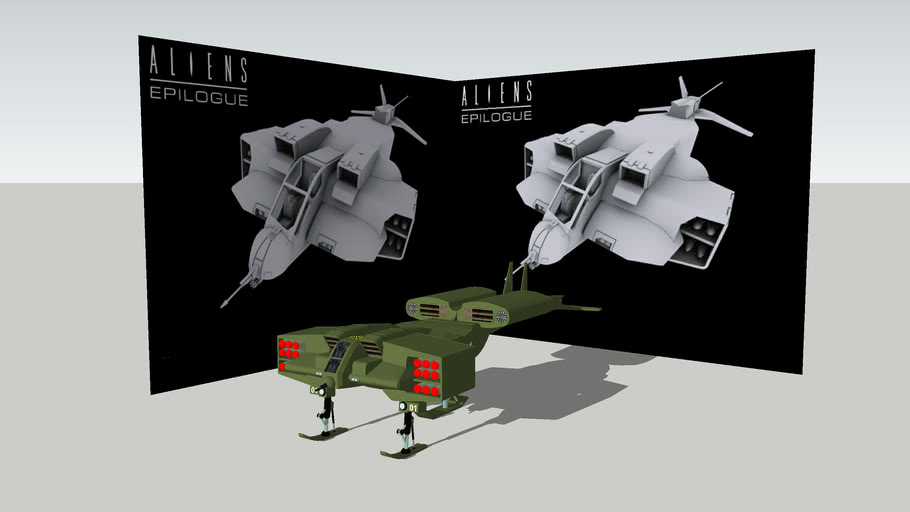 UD - 4L Cheyenne Dropship (Alien II Movie) | 3D Warehouse