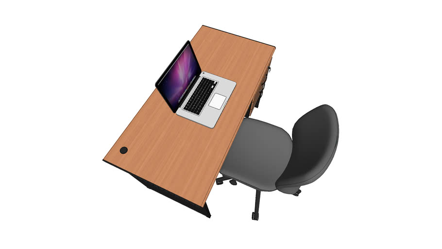 Meja Office standar | 3D Warehouse