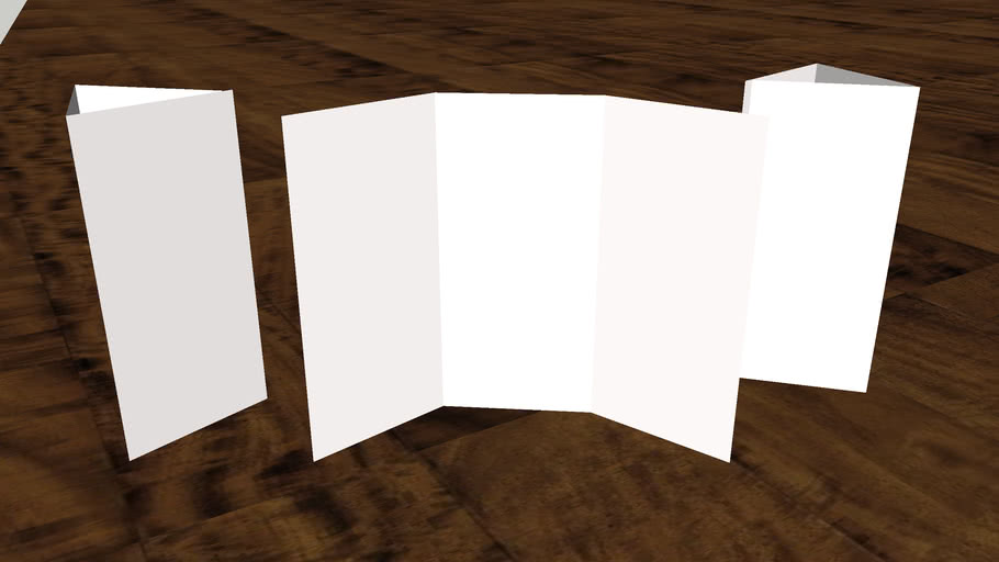 Three Panel Leaflet | 3D Warehouse