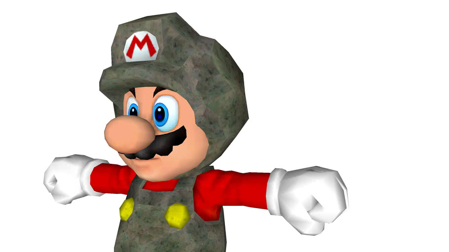 super mario galaxy: rock mario ripped | 3D Warehouse