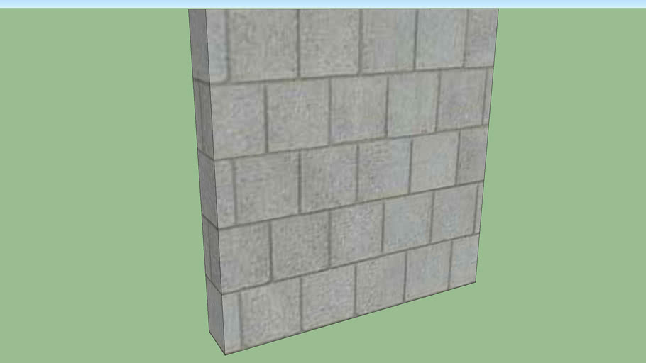 Barda de block de 15x20x40 | 3D Warehouse