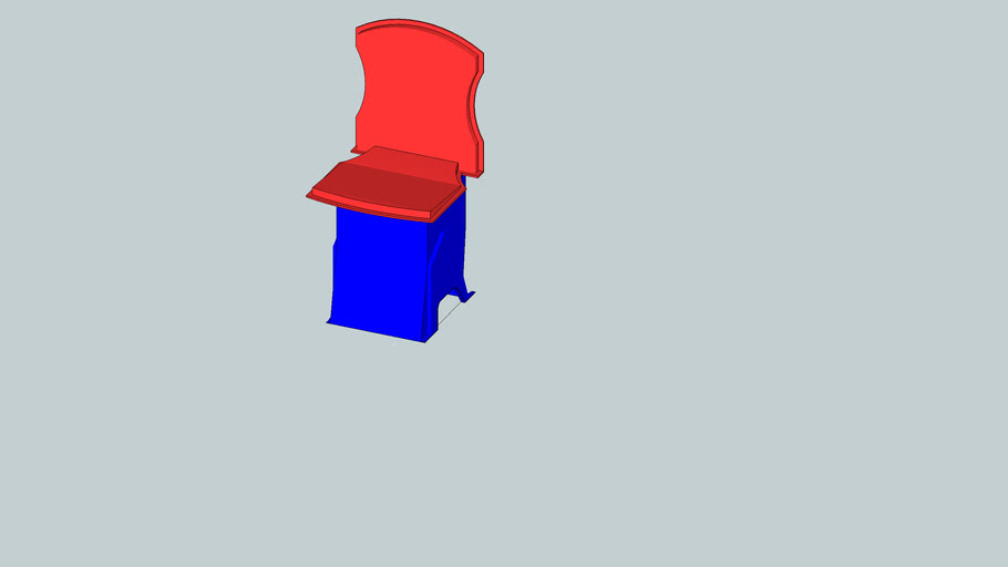 Kids Plastic Chair | 3D Warehouse