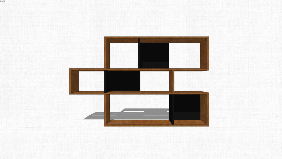 Bookcase-023 | 3D Warehouse