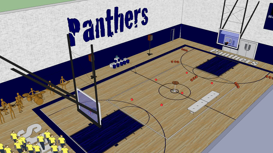 panther gym pep rally | 3D Warehouse