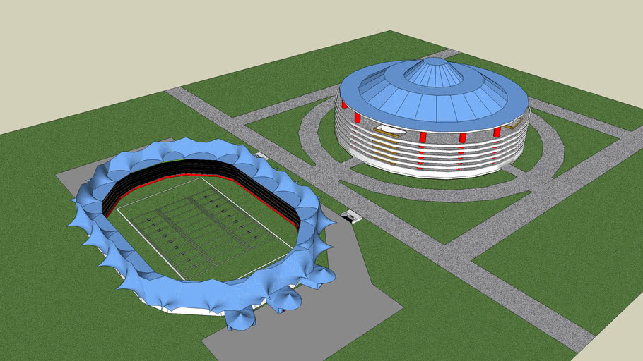 MODERN STADIUM COMPLEX | 3D Warehouse