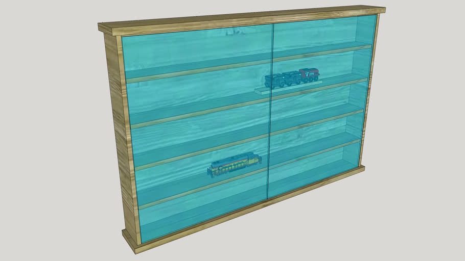 Model Train Display Cabinet | 3D Warehouse