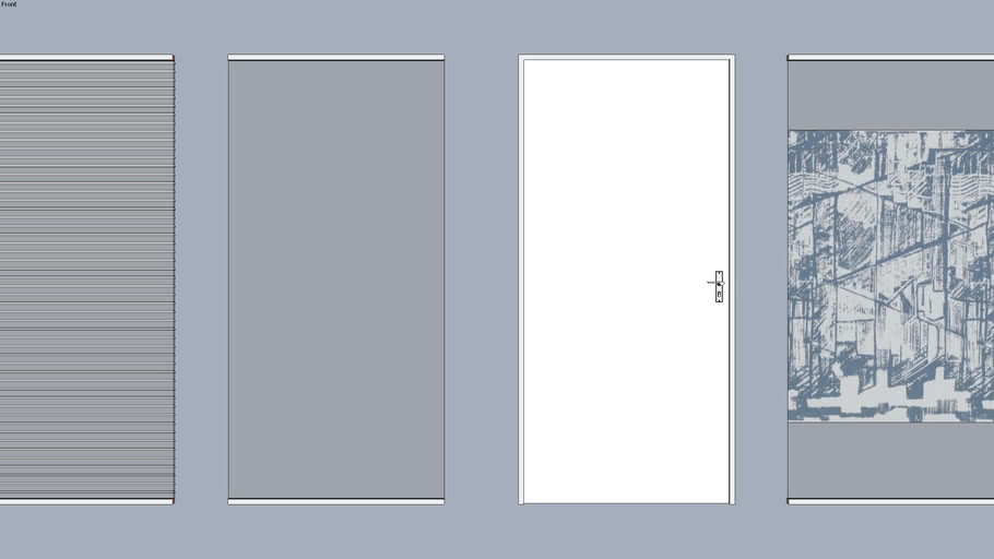 Panel, divider, screen | 3D Warehouse