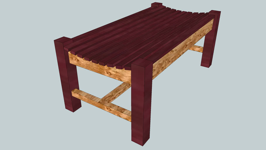 Garden Bench | 3D Warehouse