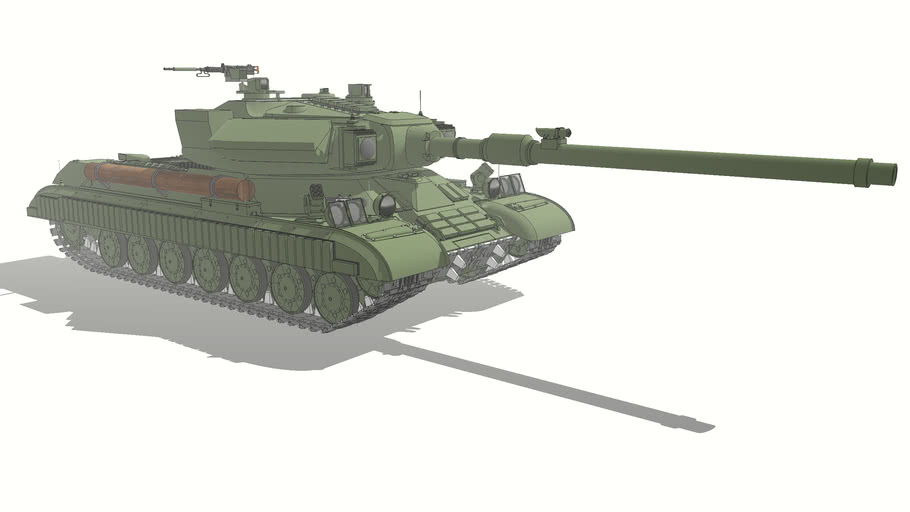 Iosef Stalin Tank, Mark IV, Modernized, Phase 2 (IS-4M2) | 3D Warehouse