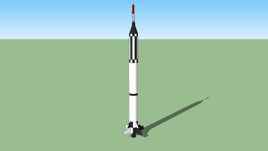 Mercury-Redstone Rocket | 3D Warehouse