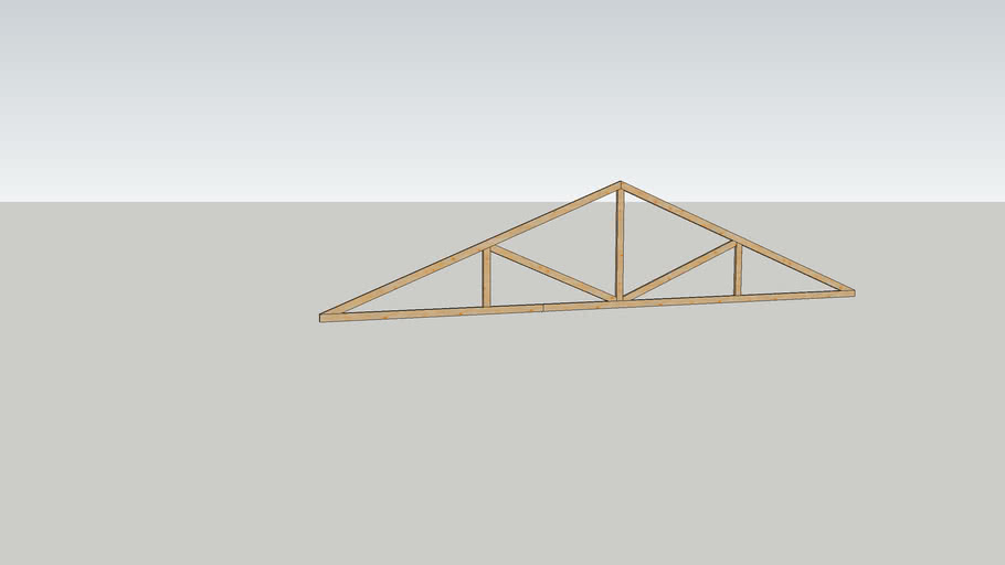 Experimental roof truss | 3D Warehouse