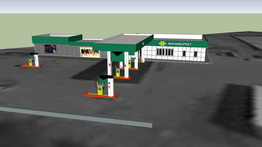 Gas station | 3D Warehouse