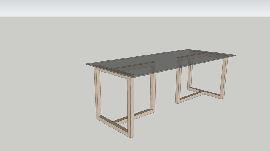 DINING TABLE MODERN | 3D Warehouse