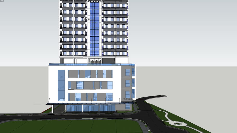 chung cư 14 tầng | 3D Warehouse