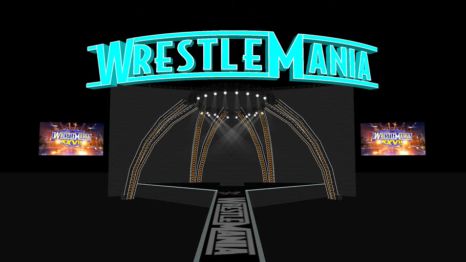 WWE WrestleMania XXVII HD Stage | 3D Warehouse