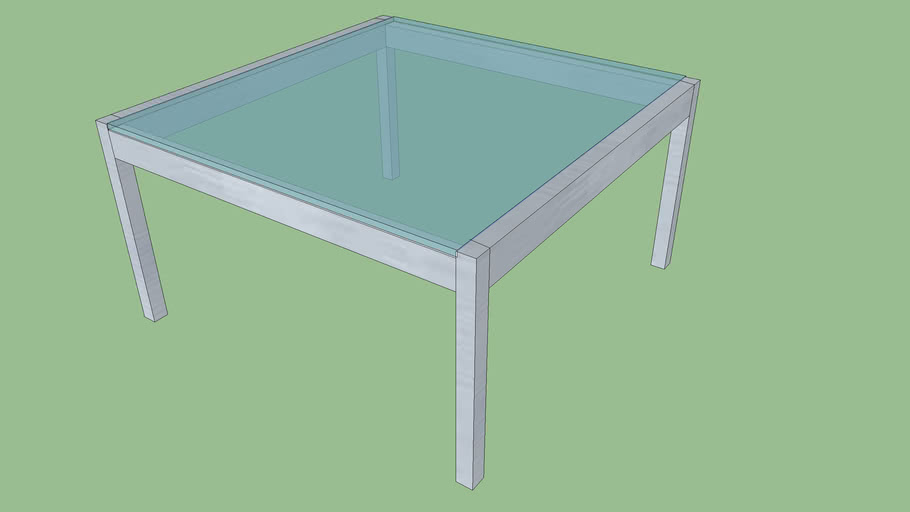 Glass table | 3D Warehouse
