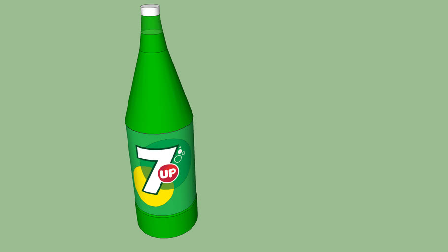 7up Glass bottle | 3D Warehouse