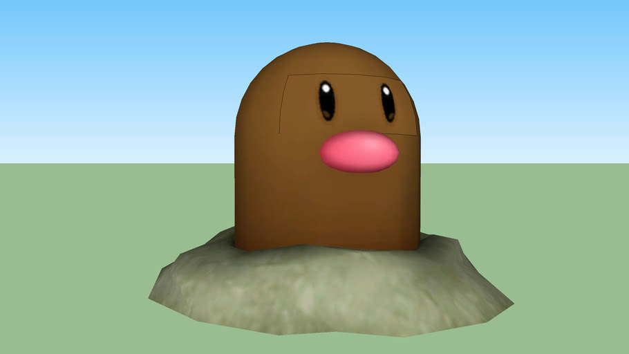 Diglett | 3D Warehouse