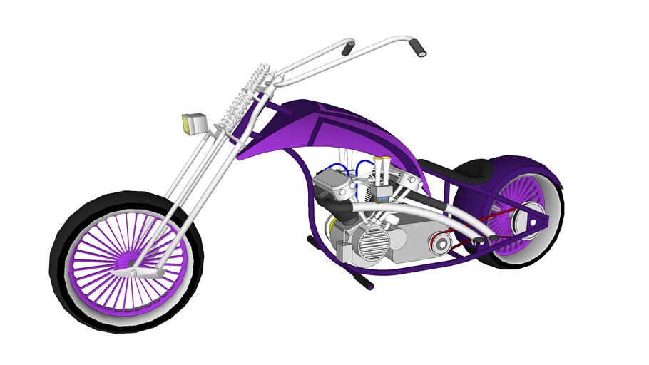 Custom Chopper ( Purple Haze ) | 3D Warehouse