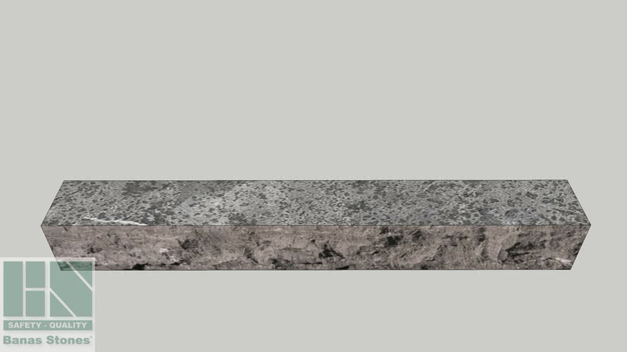 Banas Stones Natural 6' Kerbs/Step Fillers - 48' x 6' - Silver Grey ...