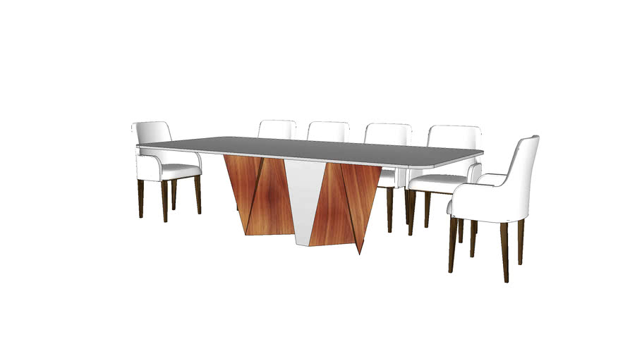 ORIGAMI DINNING TABLE - MESA COMEDOR ORIGAMI | 3D Warehouse