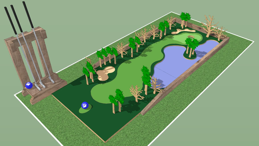 Mini Desert Springs Golf Club | 3D Warehouse