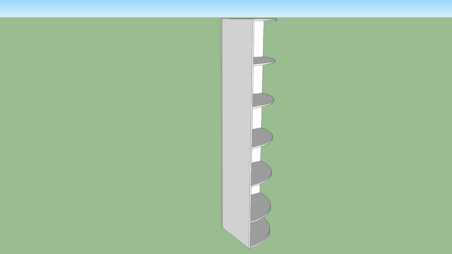 Round Corner Shelf | 3D Warehouse