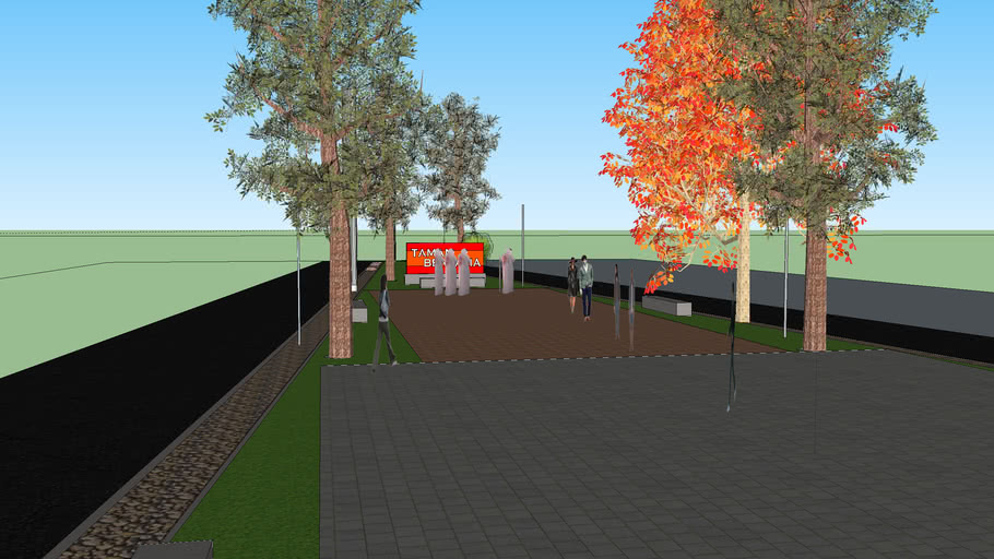 Garden Side Walk | 3D Warehouse