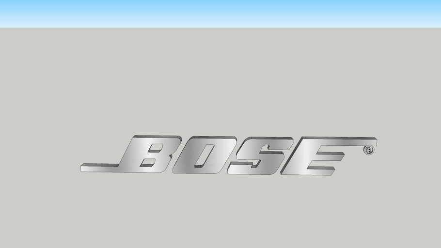 BOSE Logo | 3D Warehouse