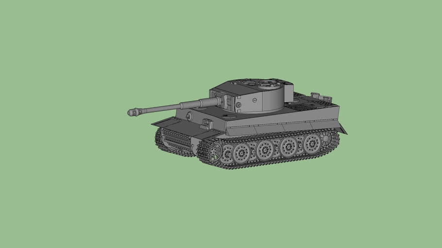 Tiger Tank 3D Print | 3D Warehouse