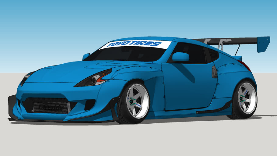 2009 Nissan 370z PANDEM | 3D Warehouse