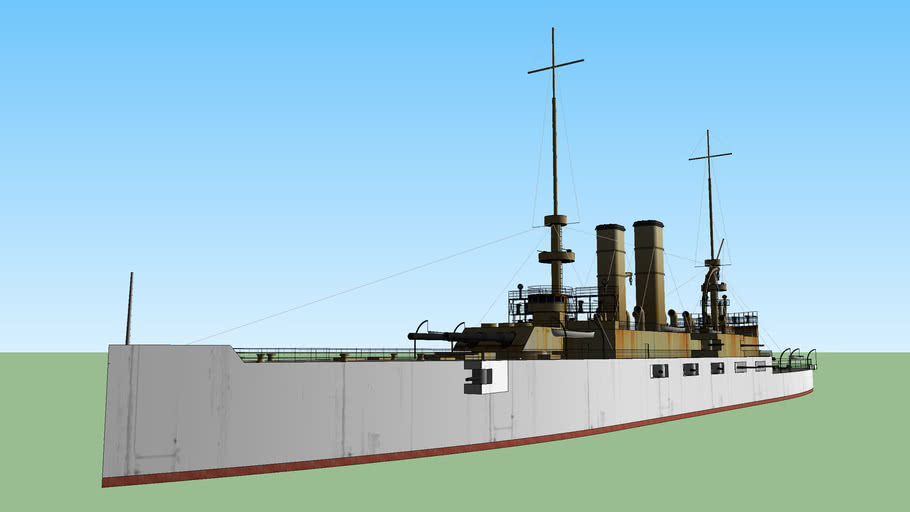 USS Wisconsin (BB-9) | 3D Warehouse