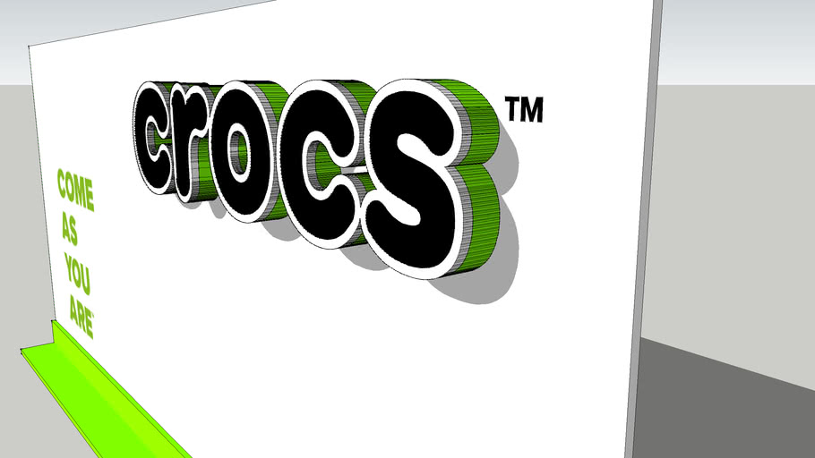 crocs TM Signage | 3D Warehouse